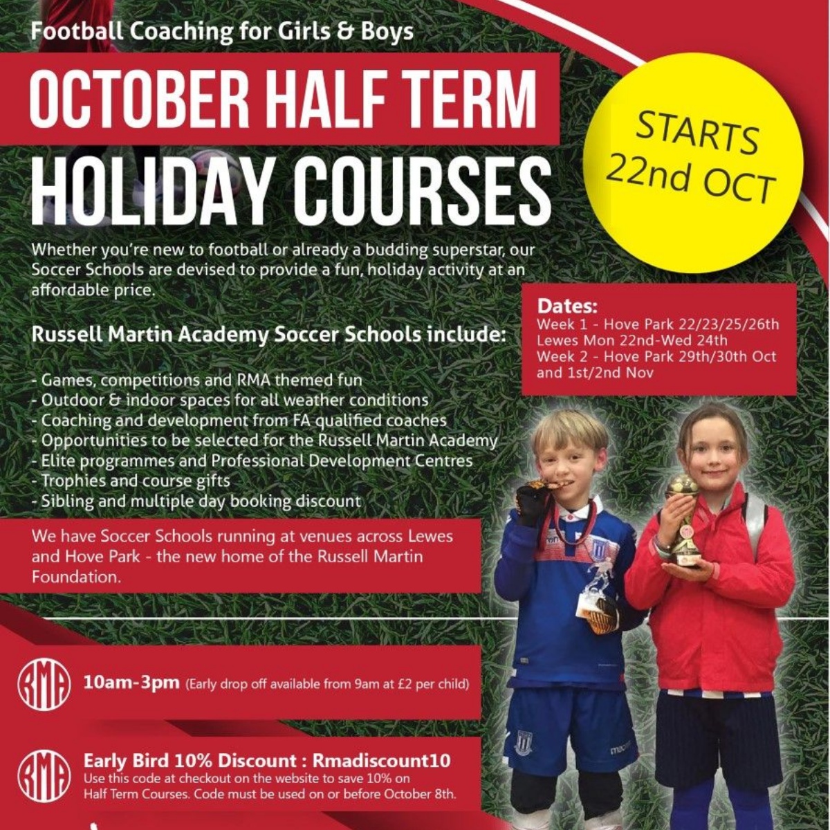 Kings Academy Ringmer - October Half -Term Soccer School